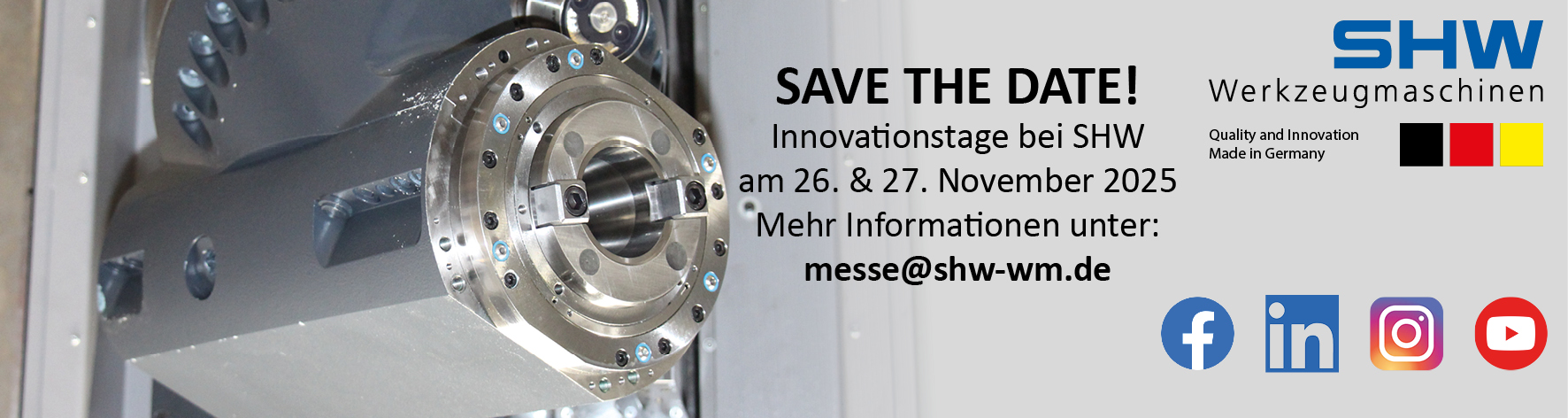 Home | SHW - Werkzeugmaschinen